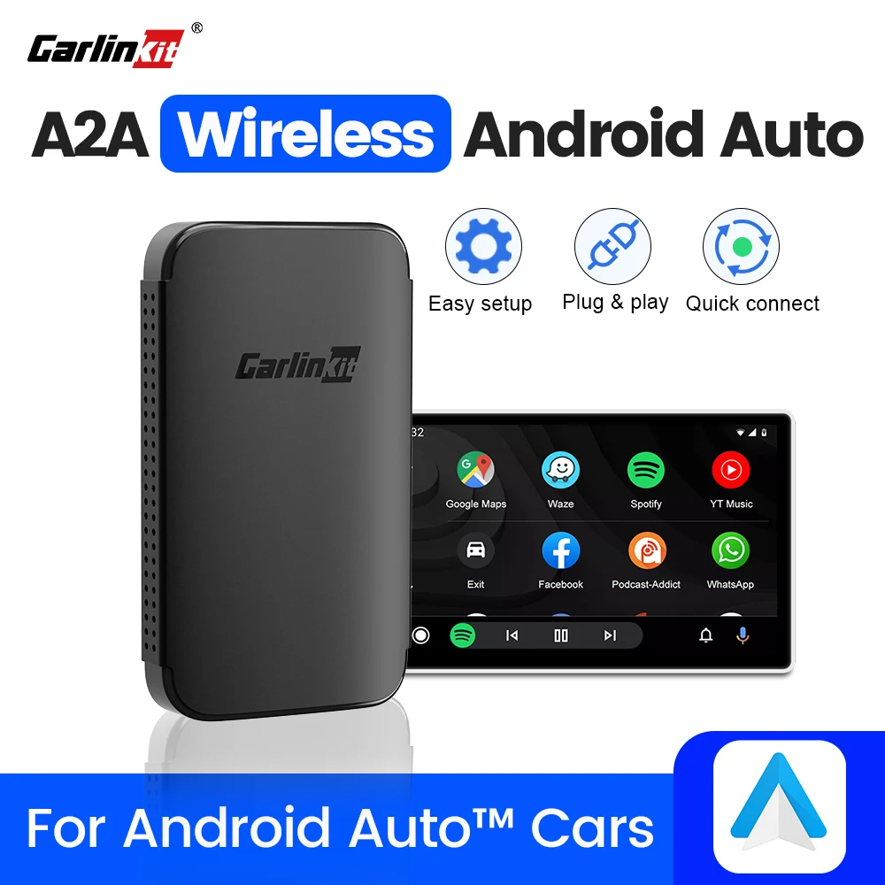 Carlinkit 4.0 Wireless Adapter For Android Auto Plug And Play Aa ...