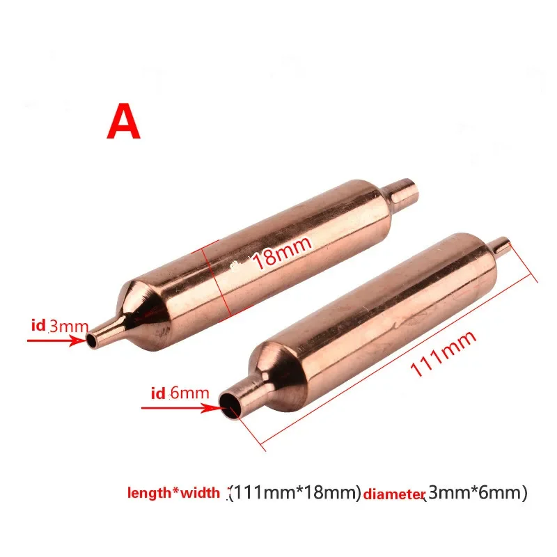 2 pcs Fridge Refrigerator Replacement Copper Strainer Filter Drier ...