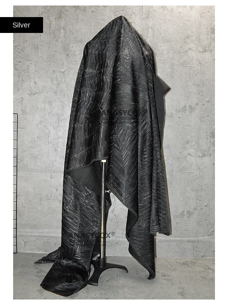 Pleated-Bronzing-Fabric-Chinese-Style-Clothing-Designer-Cloth-Apparel ...