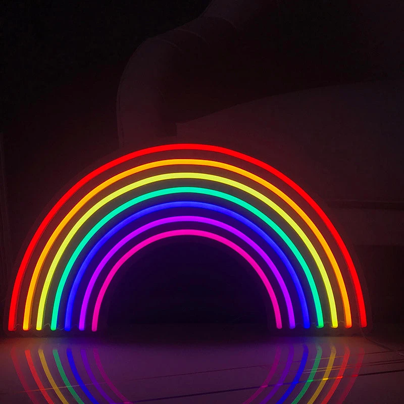 Rainbow Neon Rave Lights