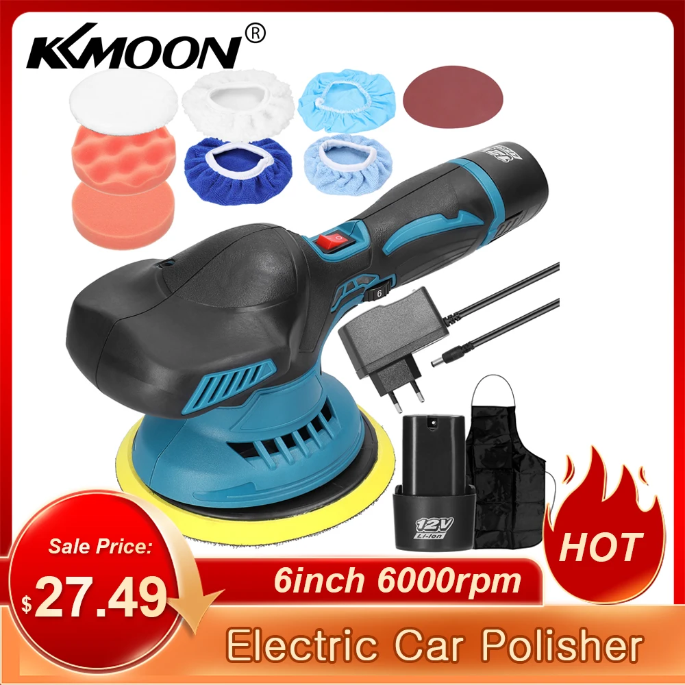 6inch-Electric-Car-Polisher-High-Efficient-Auto-Waxing-Polishing ...
