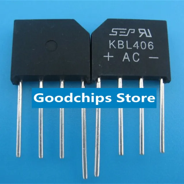 10PCS-Flat-bridge-KBL406-4A600V-rectifier-bridge-stack-full-bridge-new ...