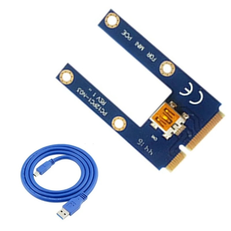 C5AE-Mini-PCI-E-Riser-Board-GPU-Extender-Riser-Card-USB-3-0-GPU ...