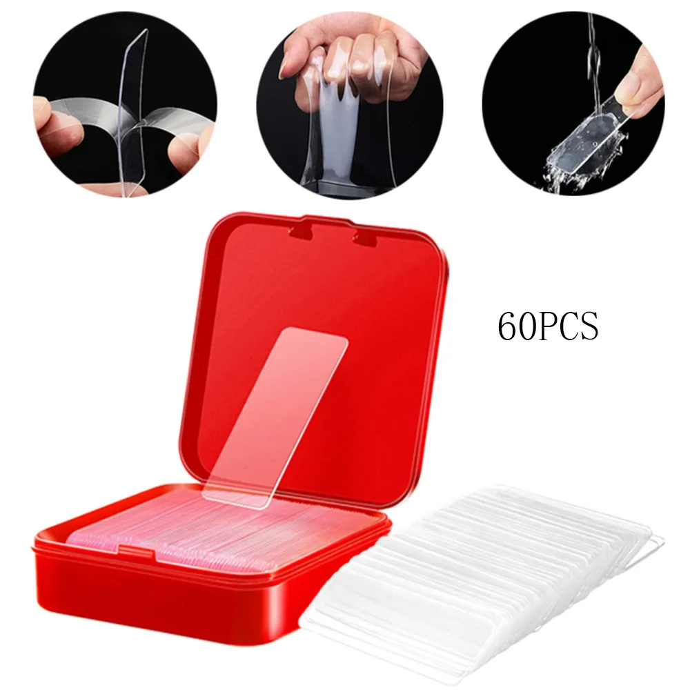 60Pcs-Box-Nano-Double-sided-Adhesive-Tape-Reusable-Waterproof-Adhesive ...
