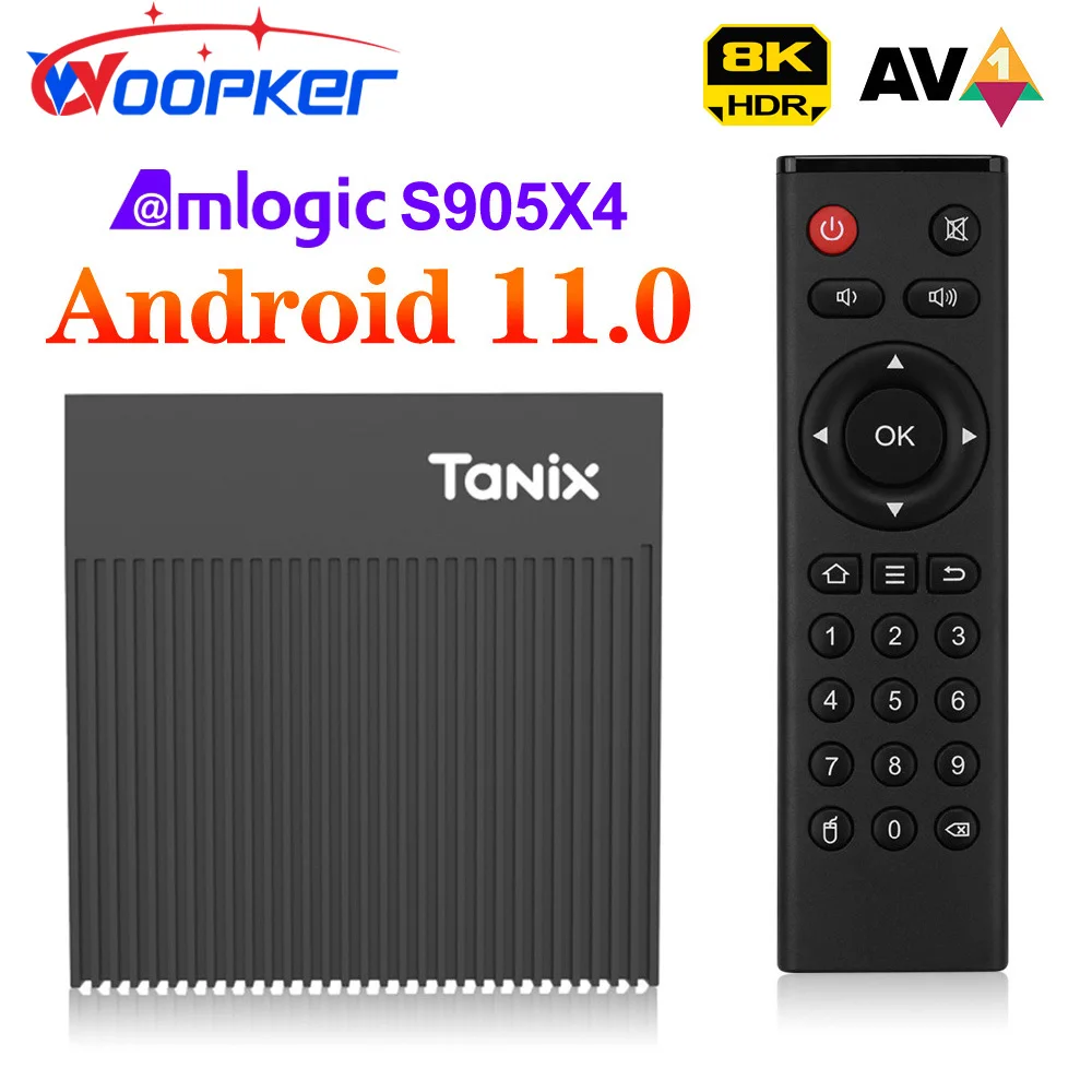 Tanix X4 Original Android 11 Amlogic S905x4 Smart Tv Box 4g 32g 64g 2.4g 5g Dual Wifi 100m 8k ...