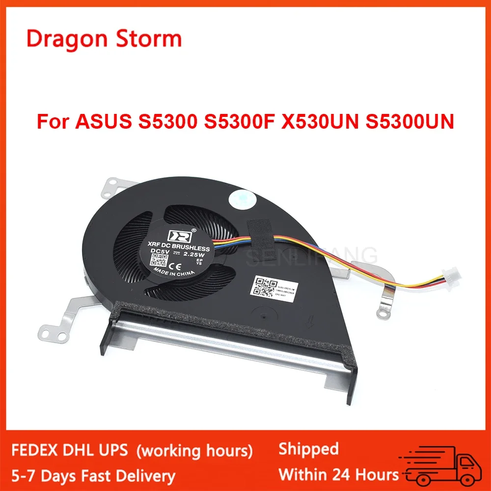 New-Laptop-CPU-Cooling-Fan-For-ASUS-S5300-S5300F-X530UN-S5300UN-4Pin ...