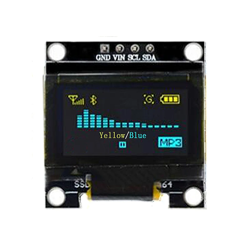 Oled Portable Monitor 0.96" I2C IIC SPI Serial 128X64 OLED LCD Display ...