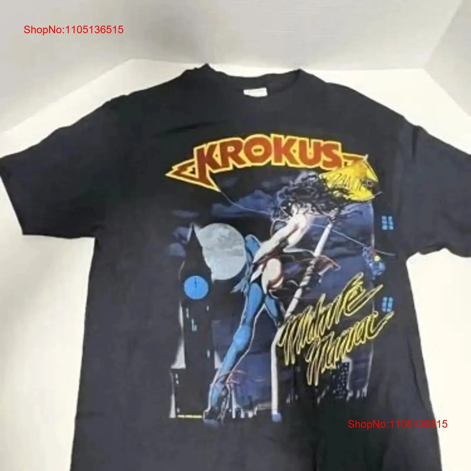 Krokus 1984 Midnite Maniac Blitz Tour T Shirt Size S 4XL Ratt Rock ...