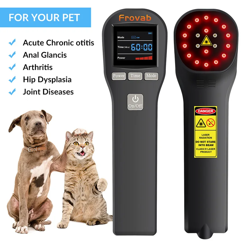 Cold-Laser-Therapy-Vet-Device-for-Pets-4x808nm-Red-Light-Therapy ...