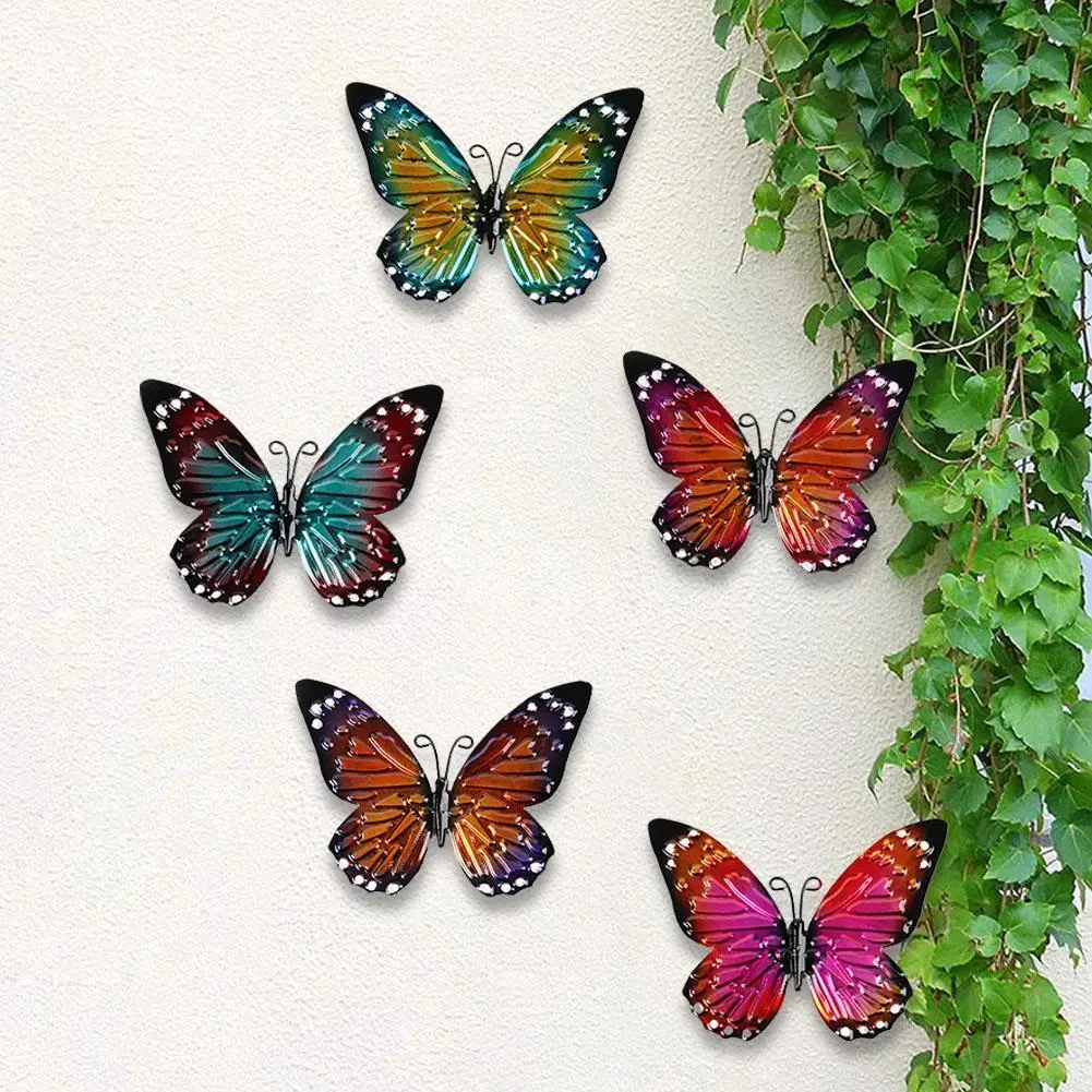 3D-Metal-Butterfly-Decor-For-Outdoor-Garden-Decoration-Animal-Miniatures-Statues-Artwork ...