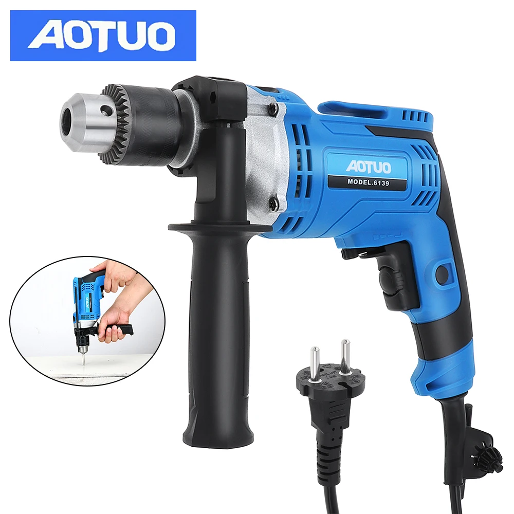 Electric-Drill-220V-710W-Adjustable-High-Power-Impact-with-Hanging ...