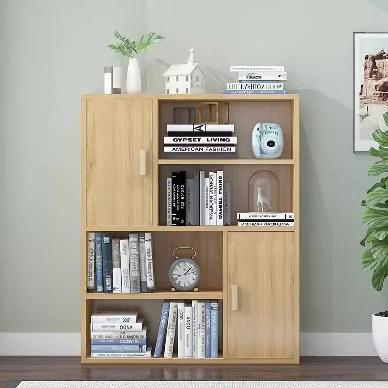 Storage-Bookcases-Children-Living-Room-Display-Nordic-Closet-Organizer ...