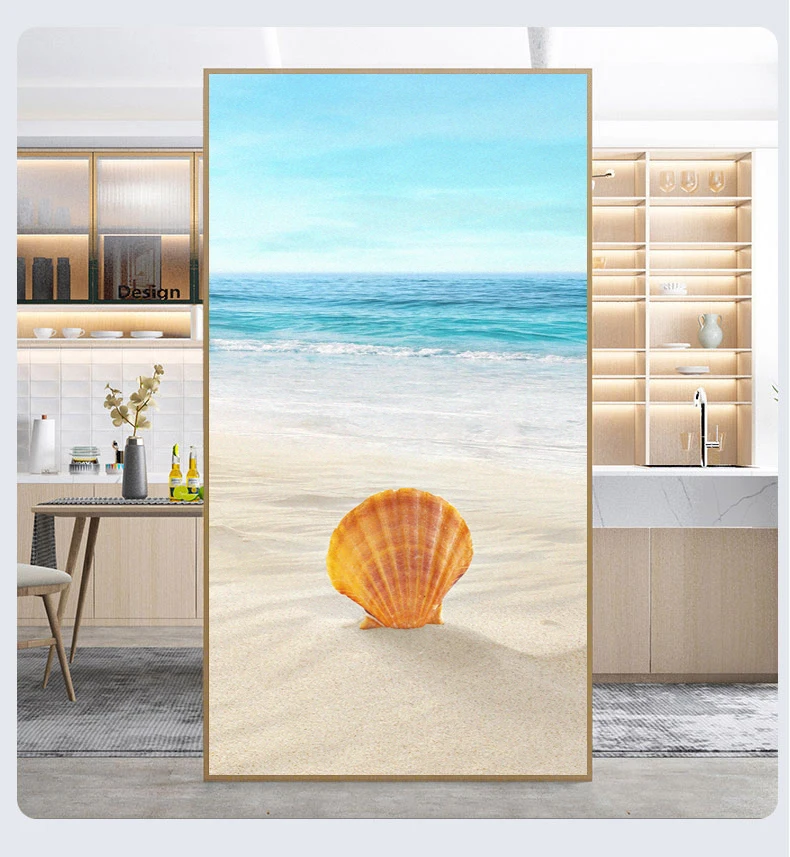 Window-Film-Privacy-Seashell-Decorative-Film-Static-Cling-Frosted-Glass ...