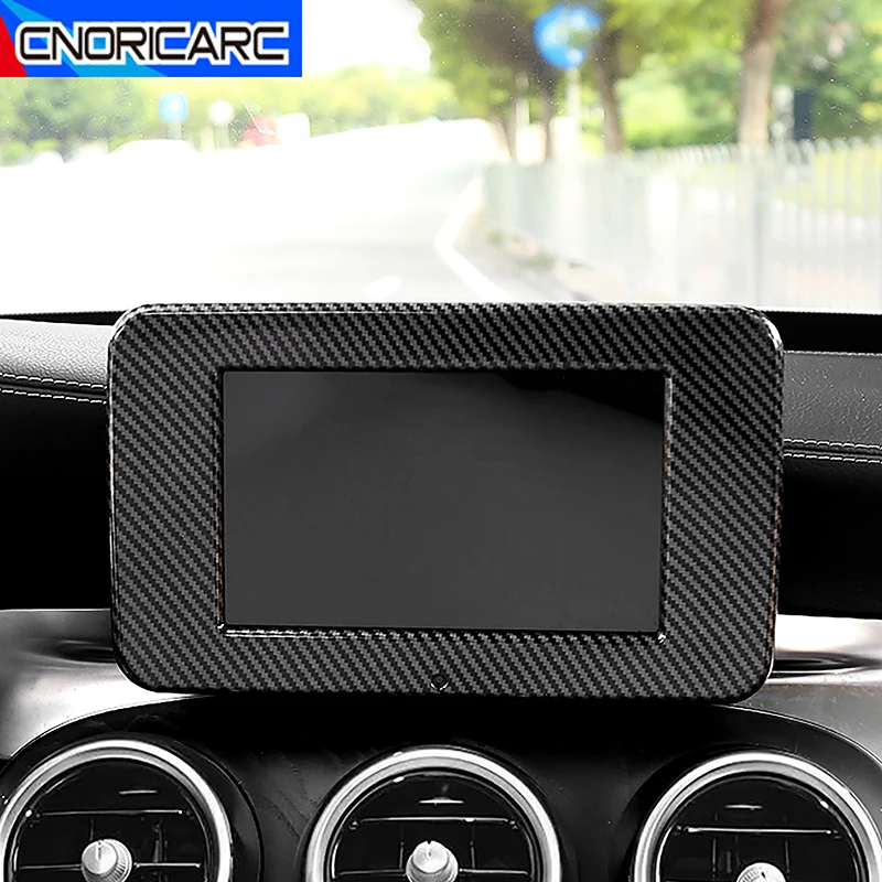 Carbon Fiber Color Frame Car Center Control Navigation Screen ...