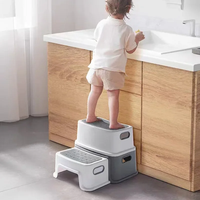 ABS-Kids-Step-Stool-Stairs-Portable-Plastic-Platforms-Home-Lightweight ...