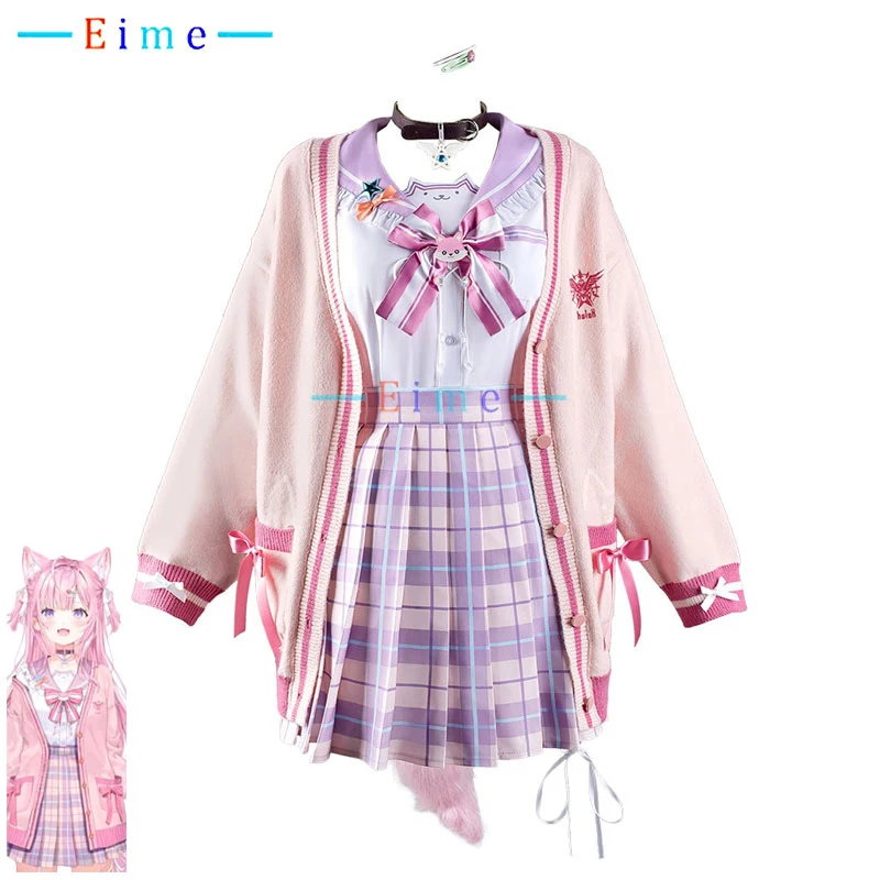 Hakui Koyori‌ Cosplay Costumes VTuber Maid Dress Cute Party Suit ...