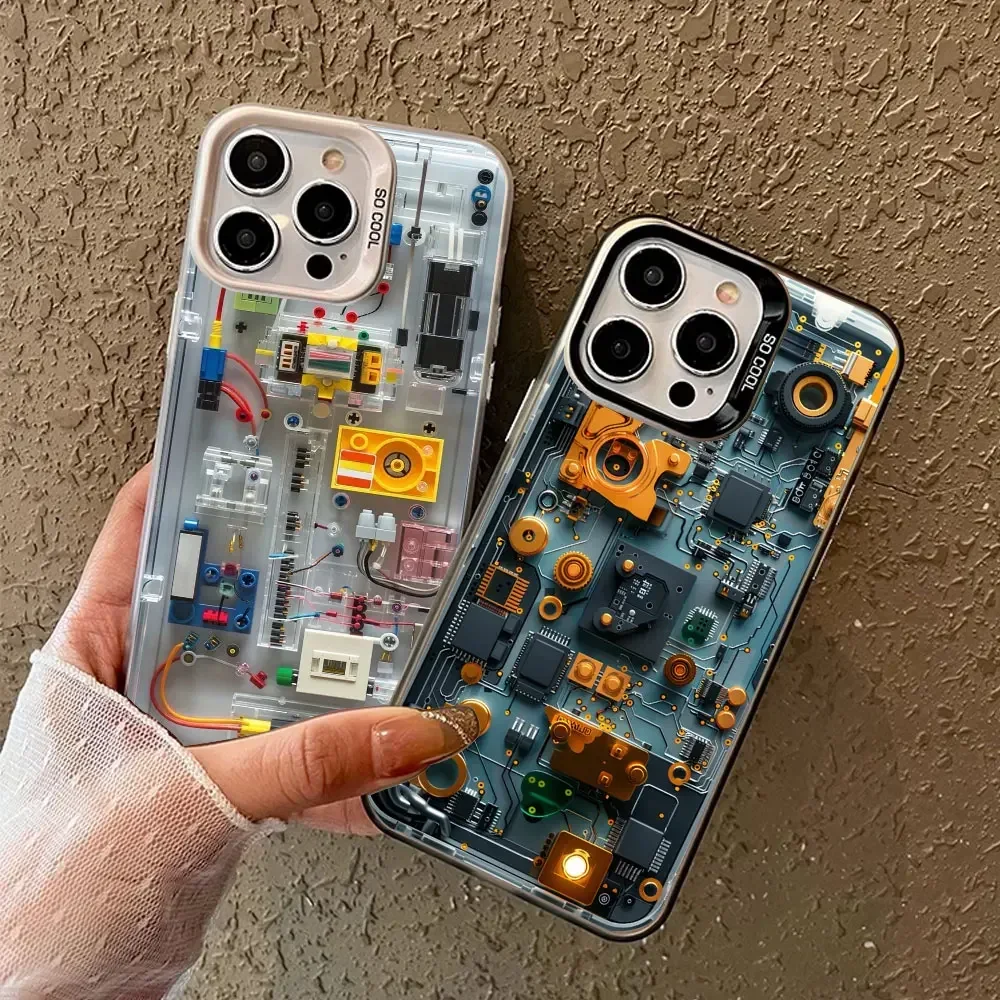 Advanced Circuit Board Phone Case for IPhone 11 12 13 14 15 16 Pro Max ...