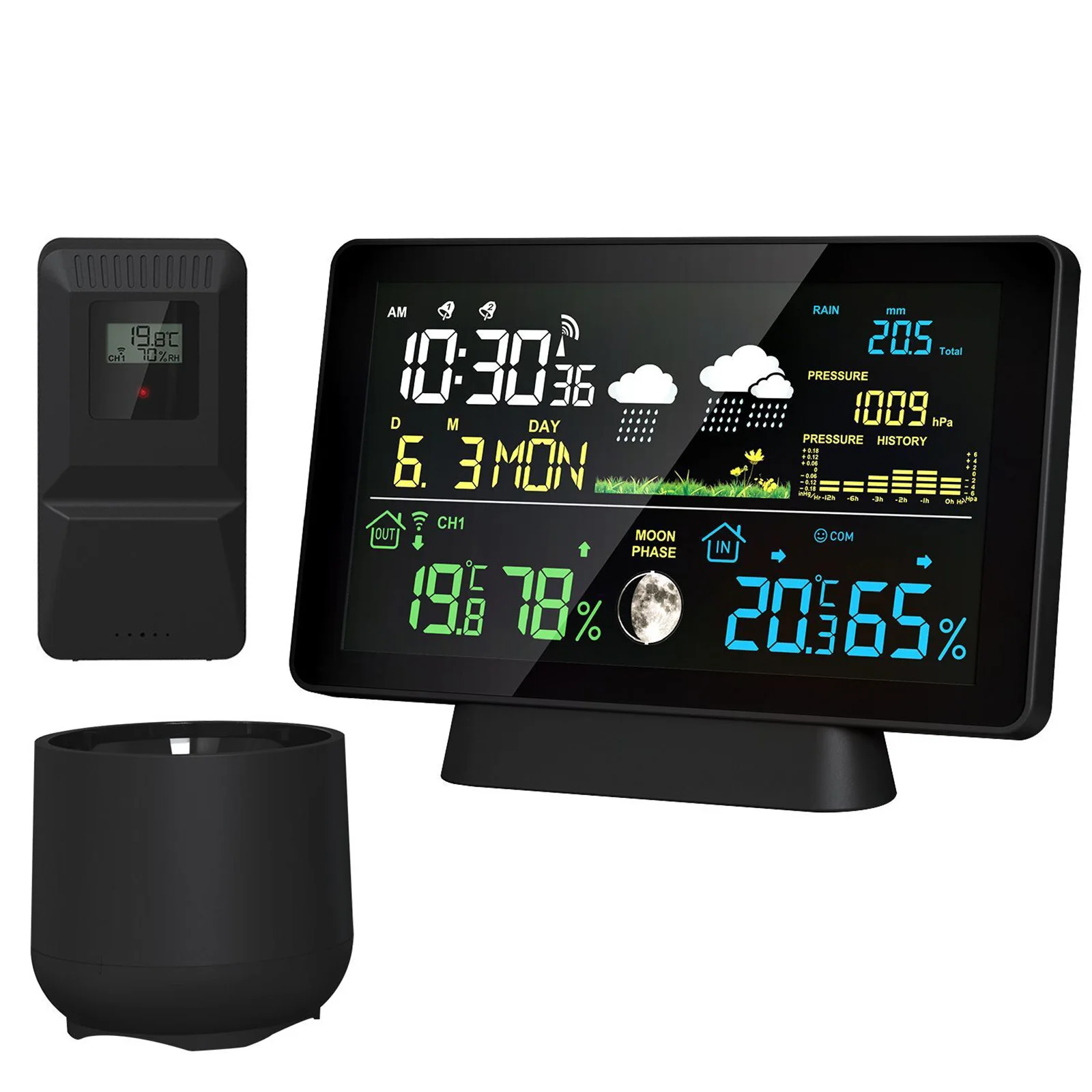Wireless-Weather-Station-8-in-1-Indoor-Outdoor-Thermometer-Temperature ...