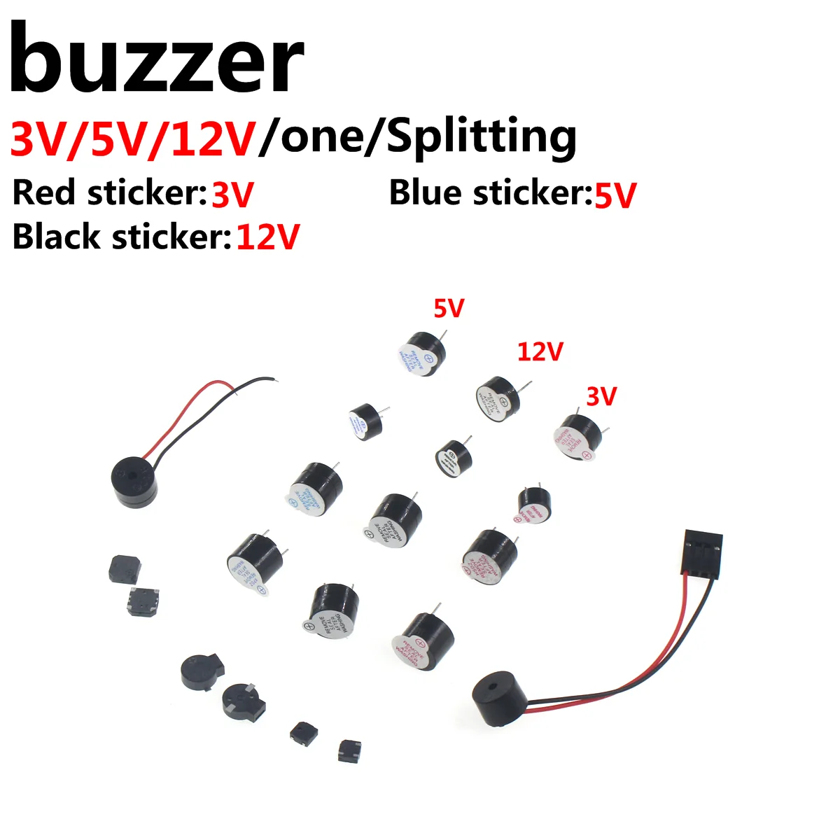 20-10PCS-Buzzer-3V-5V-12V-16R-TMB12A03-12X9-5-9X5-5-12X6-5-Magnetic ...
