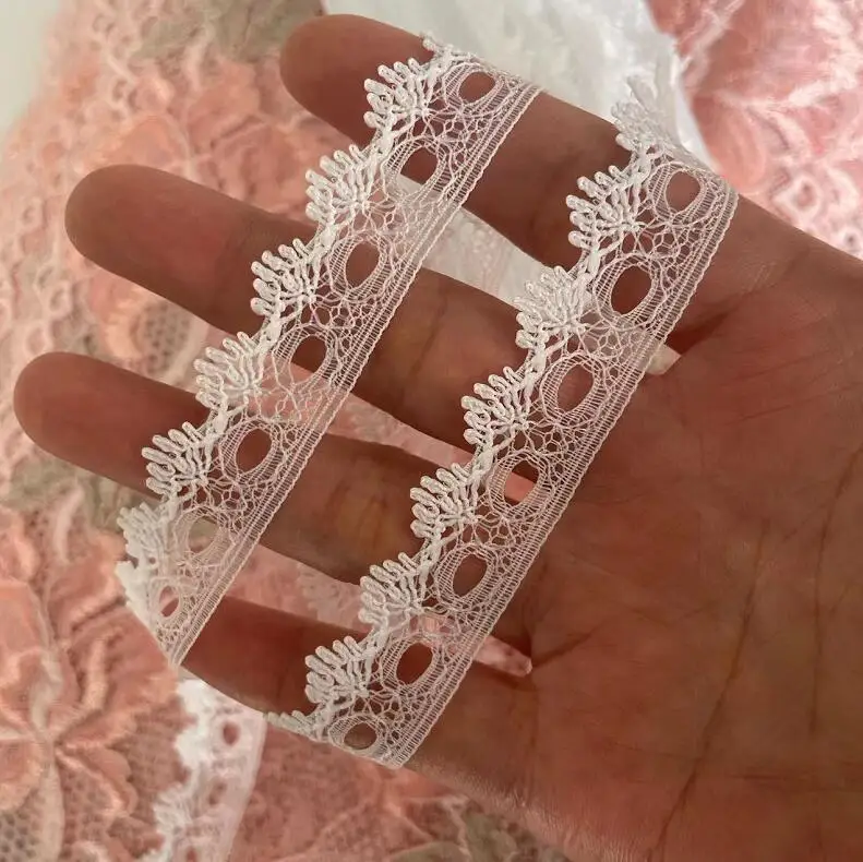New Arrival 5 Meters/lot DIY Smooth Soft Lace Fabric Black Pure White ...