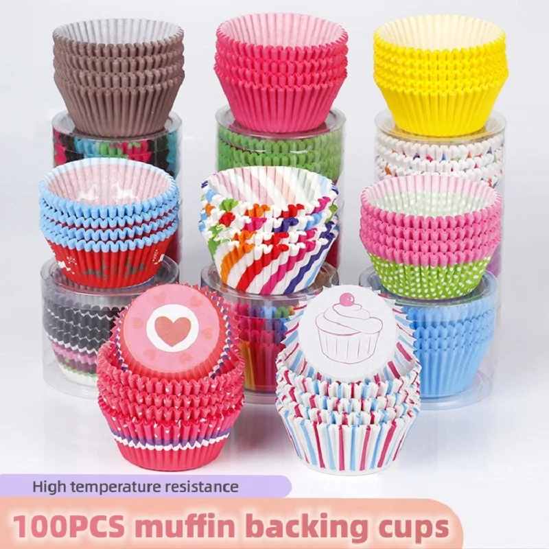 100Pcs-Muffin-Cupcake-Paper-Cups-Cupcake-Liner-Baking-Muffin-Box-Cup ...