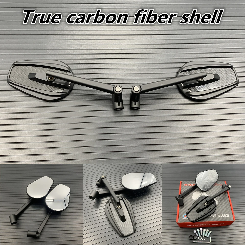 2023-New-Motorcycle-Rearview-Mirror-True-carbon-fiber-Mirror-Modified ...