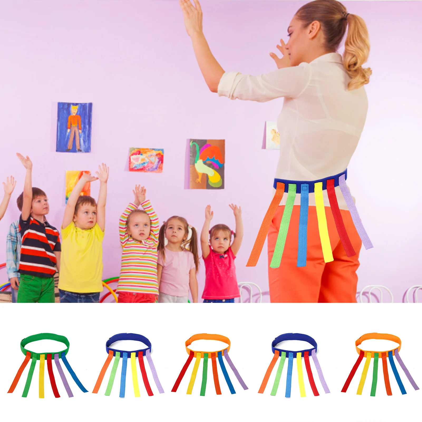 Kids-Outdoor-Funny-Game-Catching-Tail-Training-Equipment-Toys-For ...