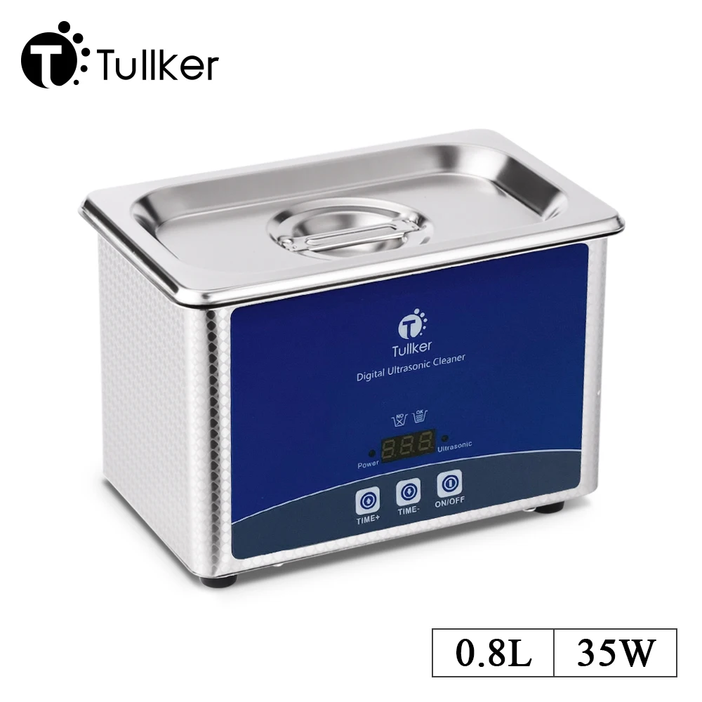 Portable-Ultrasonic-Cleaner-Bath-Digital-800ML-Cutter-Manicure-Stones ...