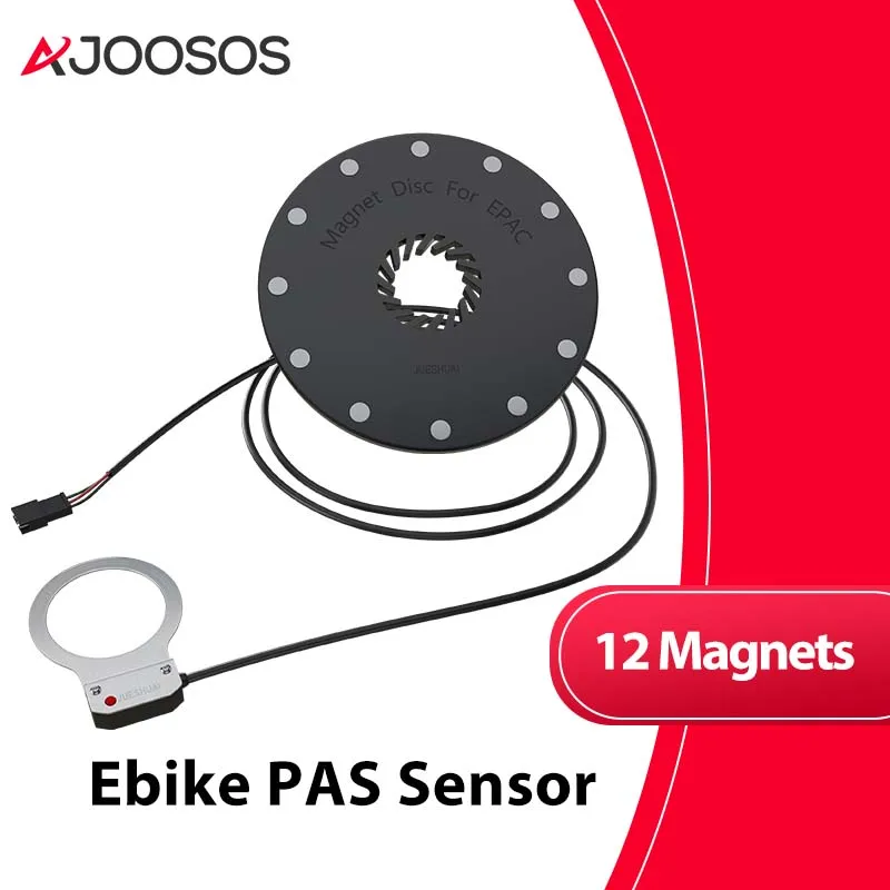 12 Magnet Electric Bicycle Pedal PAS System Assistant Sensor Electric ...