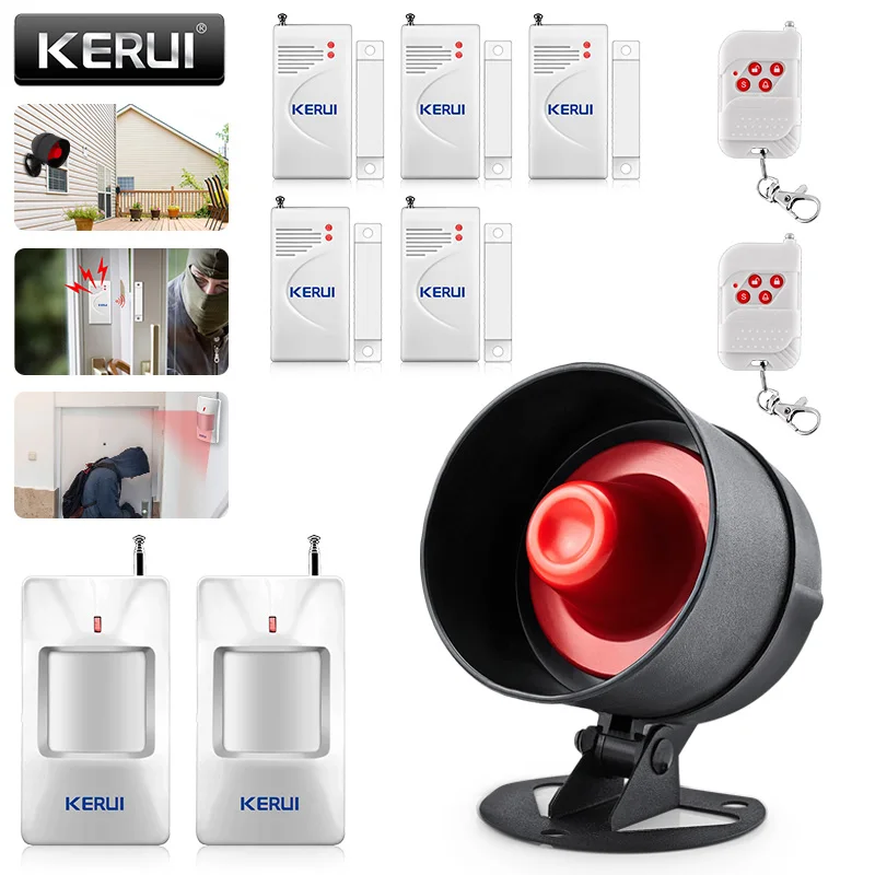 KERUI-Security-Alarm-System-Loud-Siren-Alert-Burglar-Window-Door ...