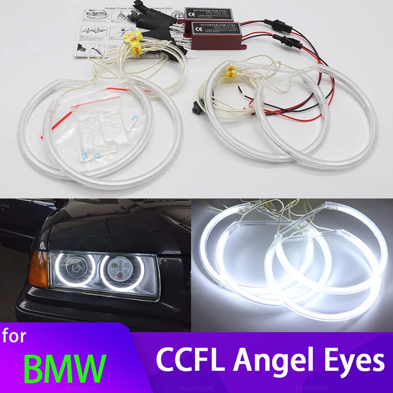 CCFL-Angel-Eyes-Halo-Ring-Kit-Day-Light-for-BMW-3-series-E36-316i-318i ...