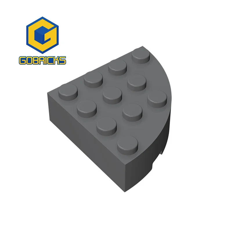 Gobricks-10PCS-Brick-Round-Corner-4-x-4-Full-Brick-compatible-with-lego ...