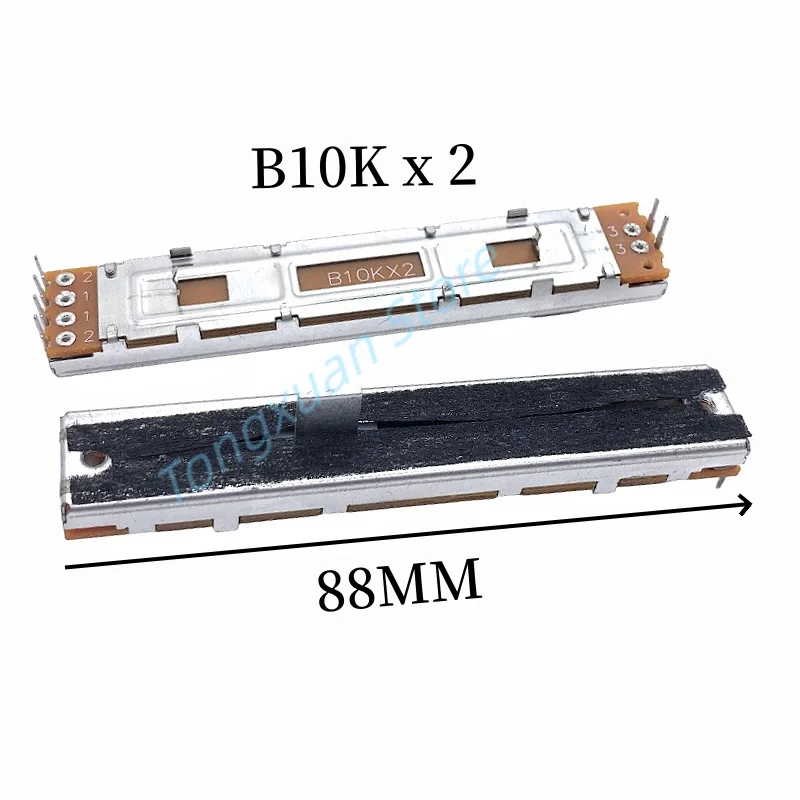 Mezclador-Fader-B10Kx2-de-doble-canal-B103-potenci-metro-deslizante-de ...