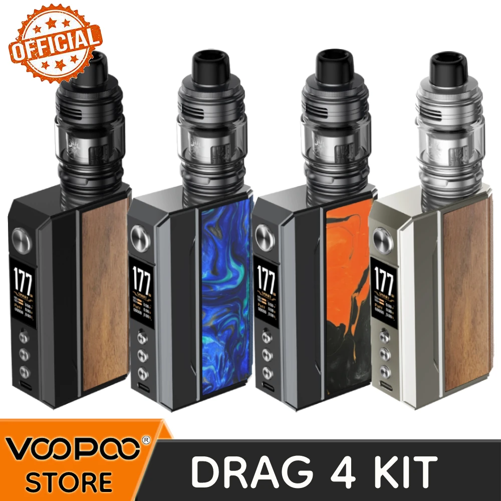 Voopoo Drag Electronic Cigarettes | Voopoo Drag 4 Kit 177w Mod 5.5ml ...