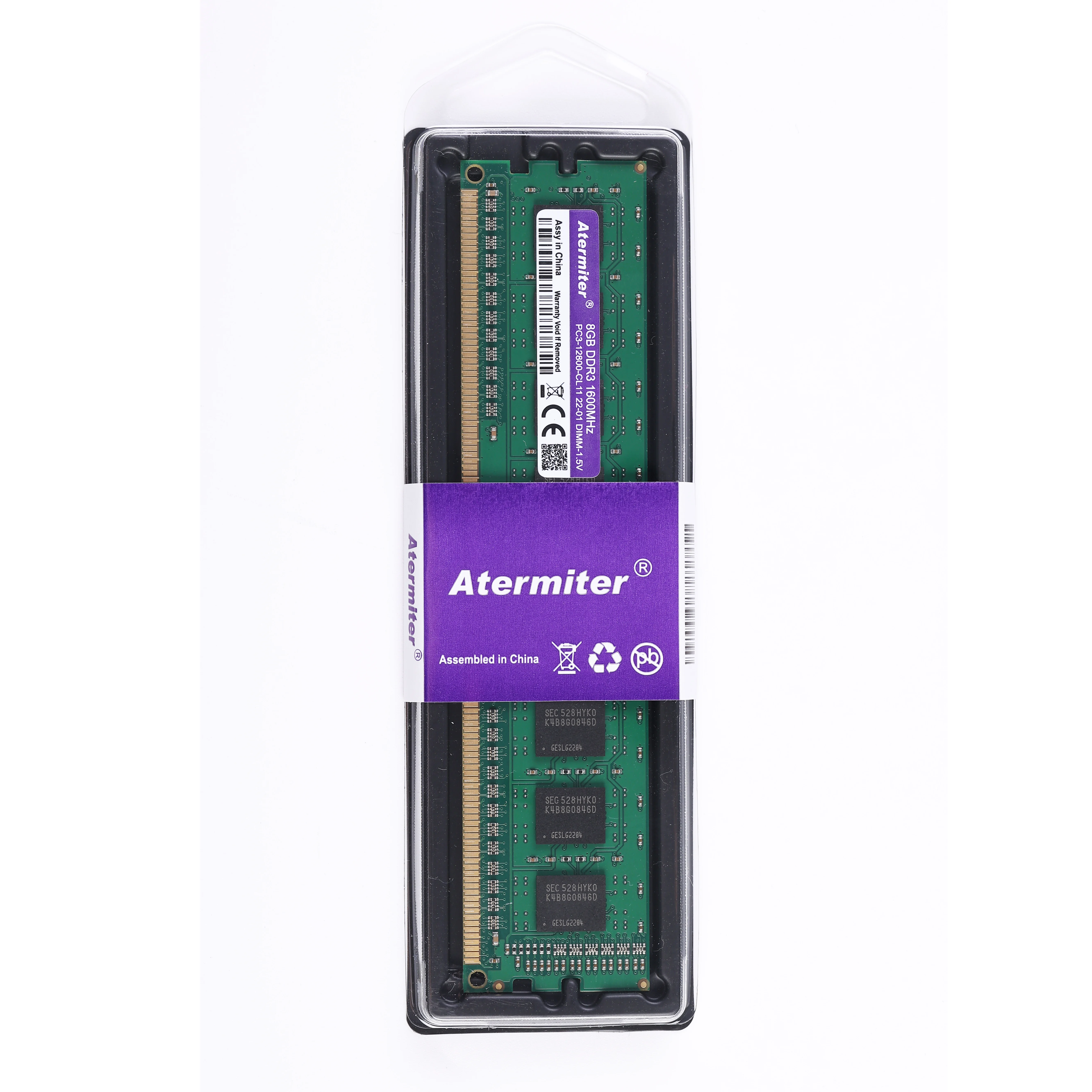 Atermiter 8GB DDR3 DDR4 PC3 PC4 1600Mhz 1866Mhz 1333MHz RAM Desktop PC ...