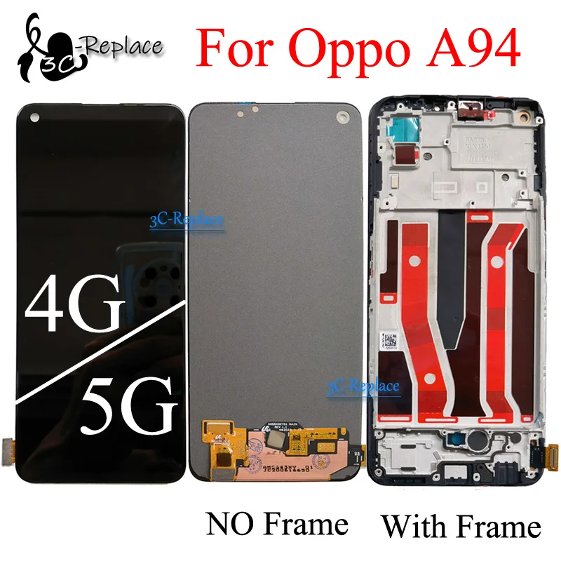Amoled / TFT Black 6.43inch For Oppo A94 4G 5G CPH2203 CPH2211 LCD ...