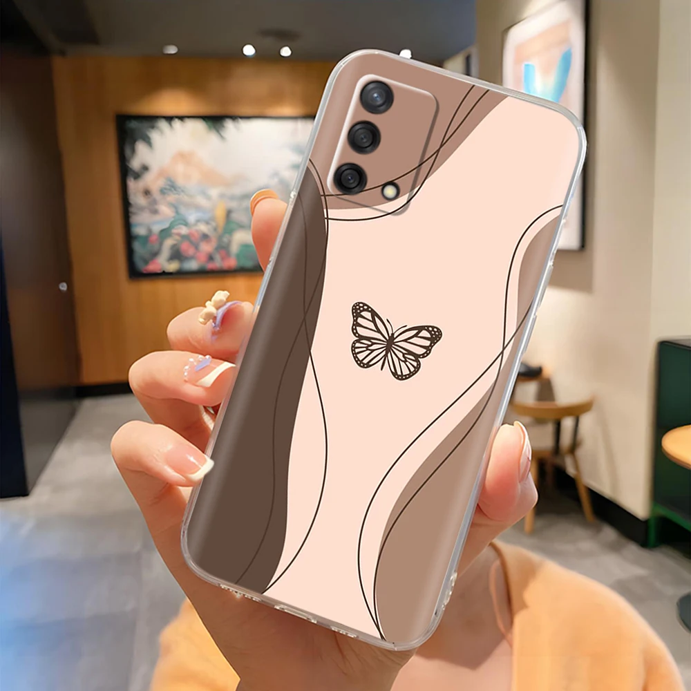 Для Oppo A74 4G Чехол CHP2219 Мягкий силиконовый чехол с милым ...