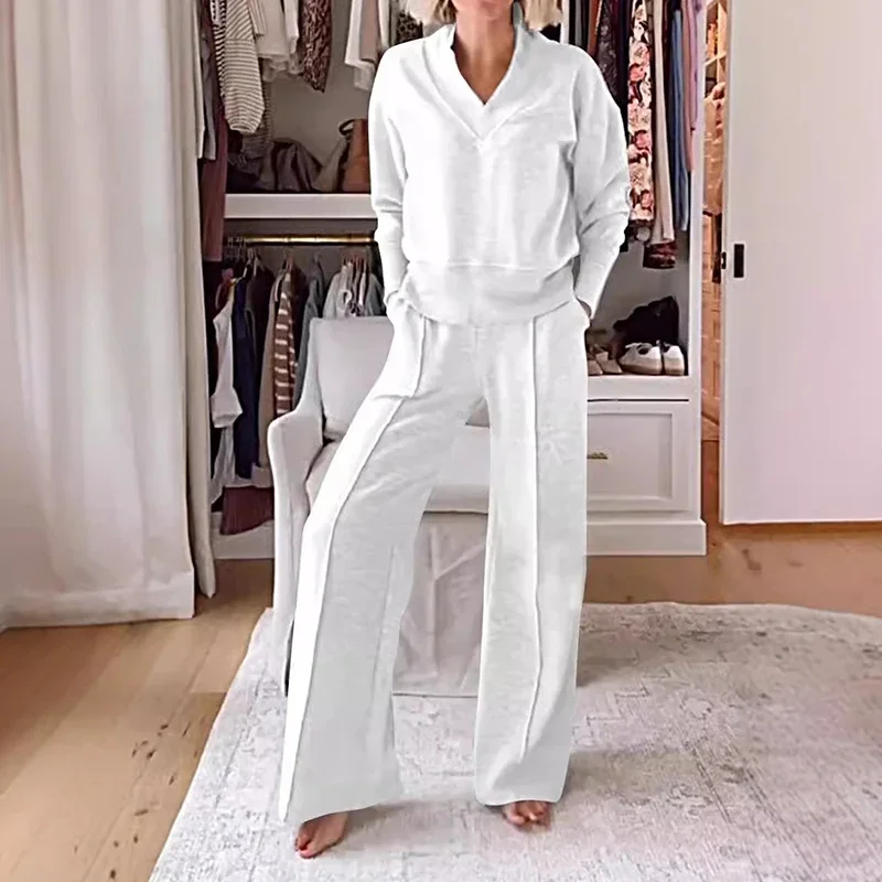 Traje-elegante-de-Color-s-lido-para-oficina-para-mujer-trajes-de-dos ...