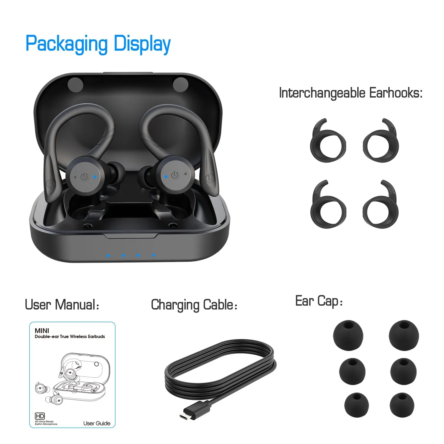 Wireless-Bluetooth-Earpods-Sport-TWS-Earbuds-Noise-Reduction-Earphone ...