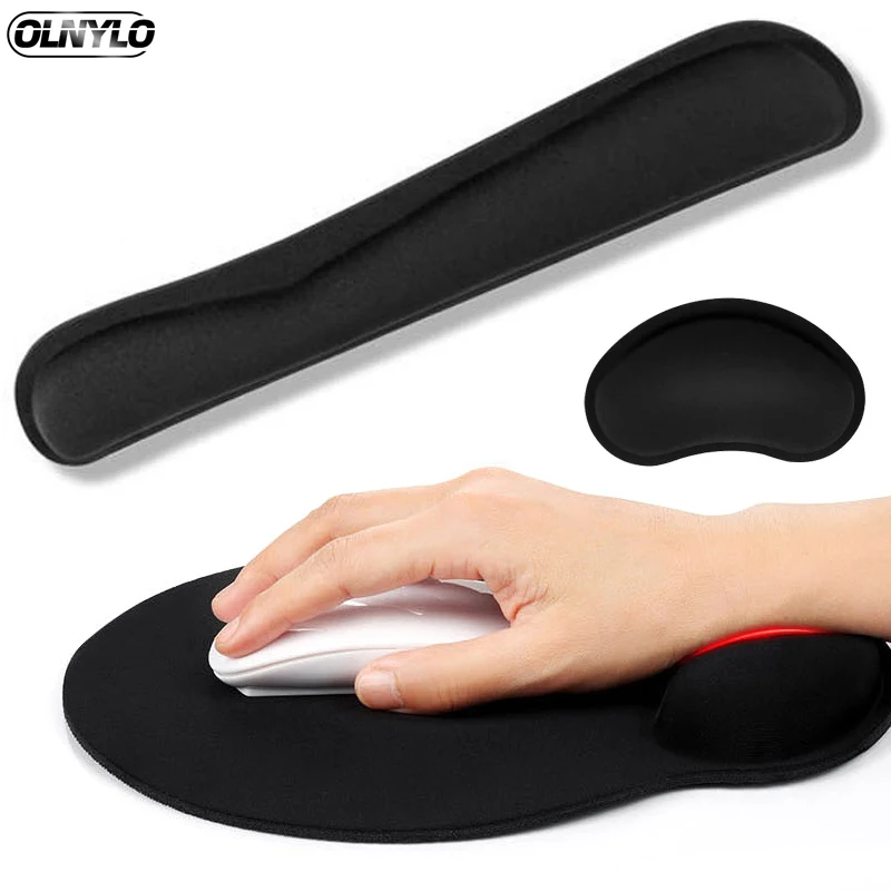 Almofada do mouse com gel de apoio de pulso base antiderrapante ...