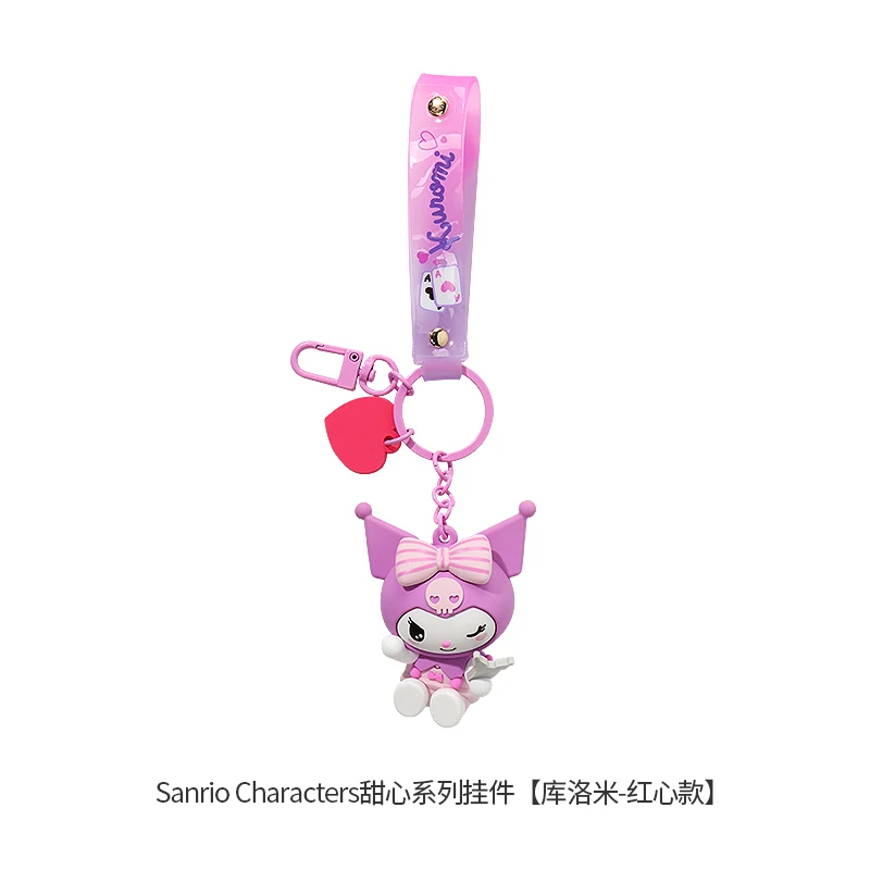 Original Miniso Kawaii Sanrio Keychain My Melody Kuromi Pendant Keyring ...