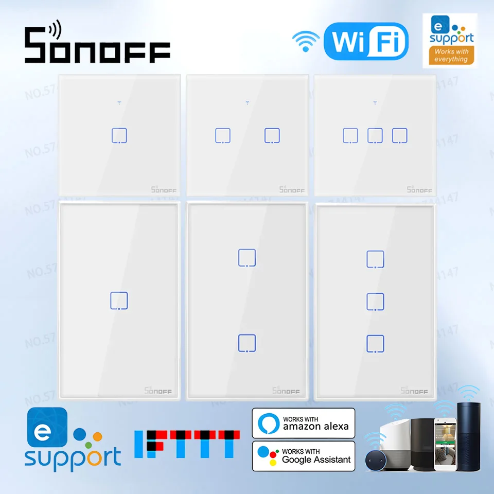 SONOFF-TX-Series-T0-EU-UK-US-Smart-Home-Switch-Wifi-Touch-Switches-Wall ...