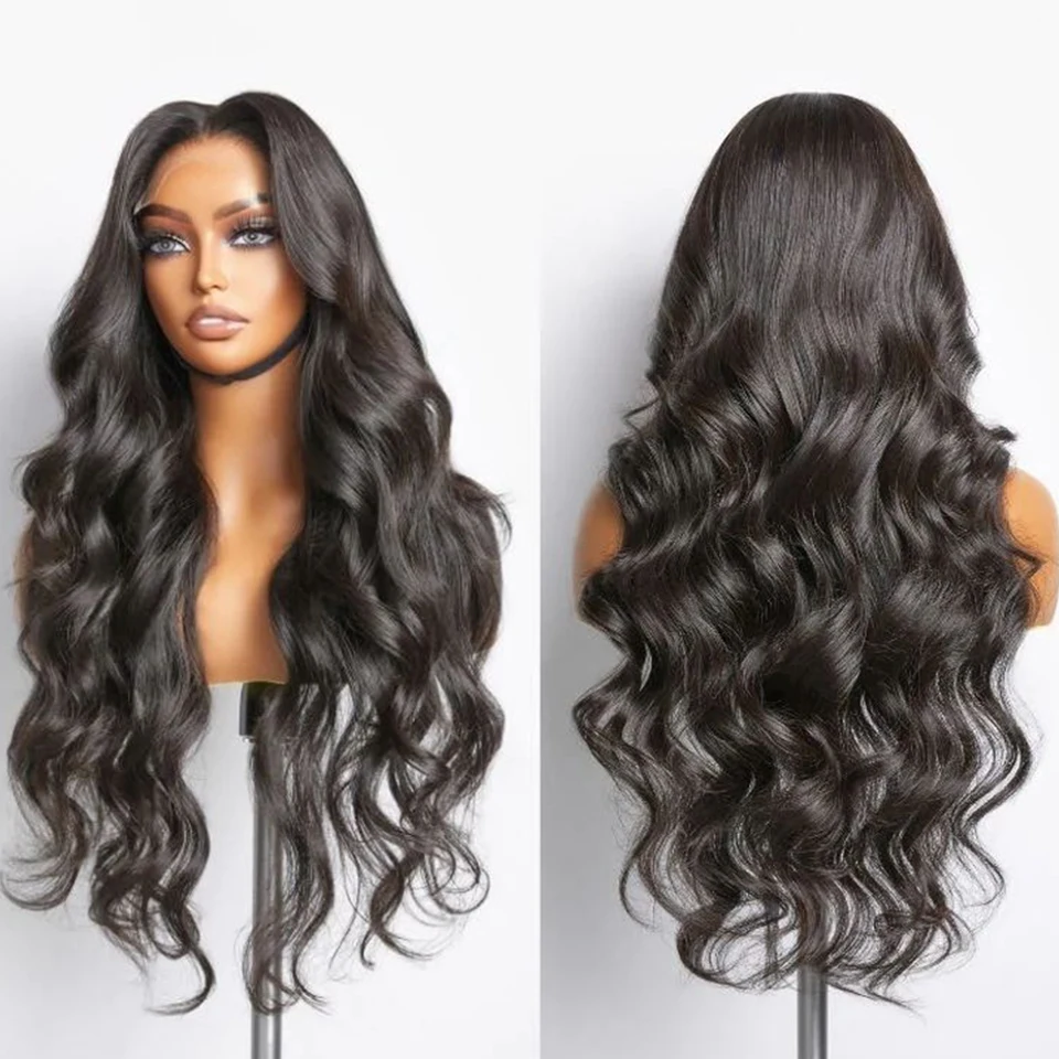Peruca-dianteira-do-la-o-da-onda-do-corpo-para-mulheres-cabelo-humano ...