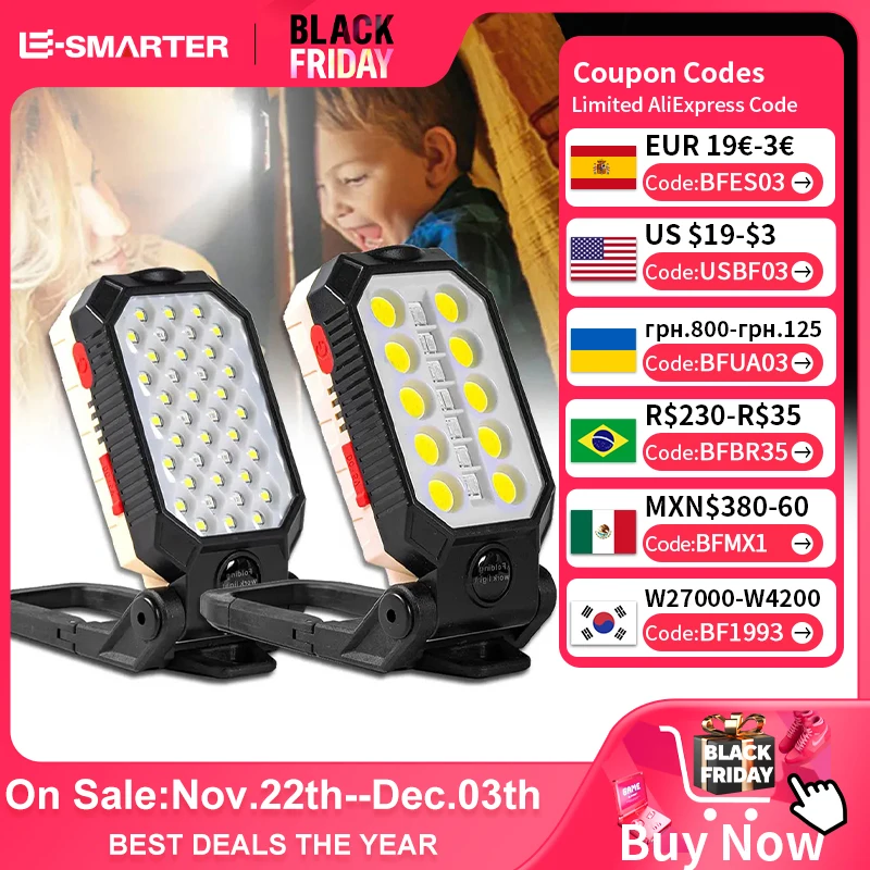 Multi-function-Work-Light-Floodlight-Glare-Flashlight-Built-in-Battery-Magnetic-Suction-Power ...