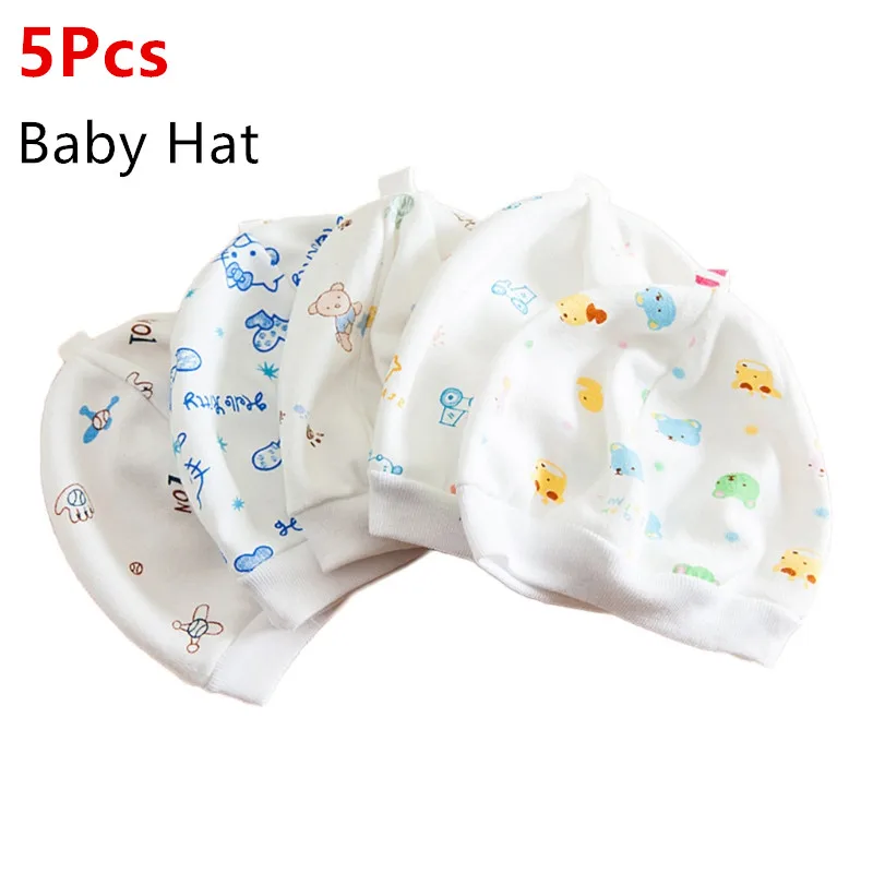 5Pcs-1Pc-0-6-Months-Newborn-Infant-Warm-Cap-Baby-Soft-Cotton-Tire-Hat ...