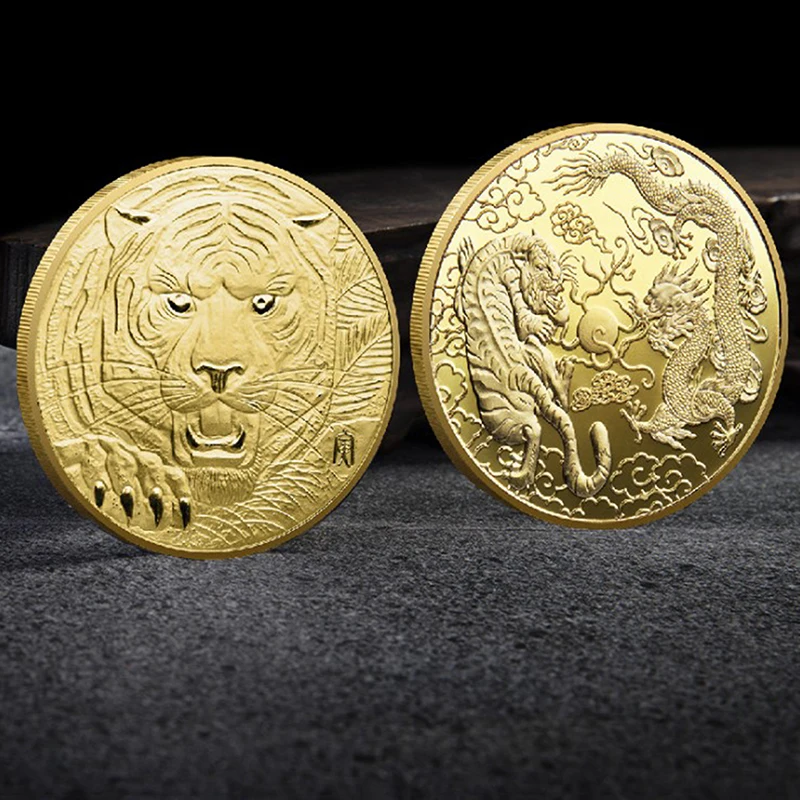 1PC-Tiger-Original-China-Zodiac-Tiger-Coins-Decoration-Crafts ...