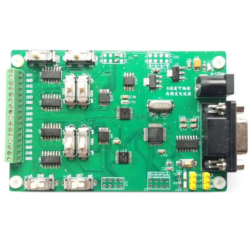 8-channel High-precision 4ua To 10ma Programmable Current Source Board ...