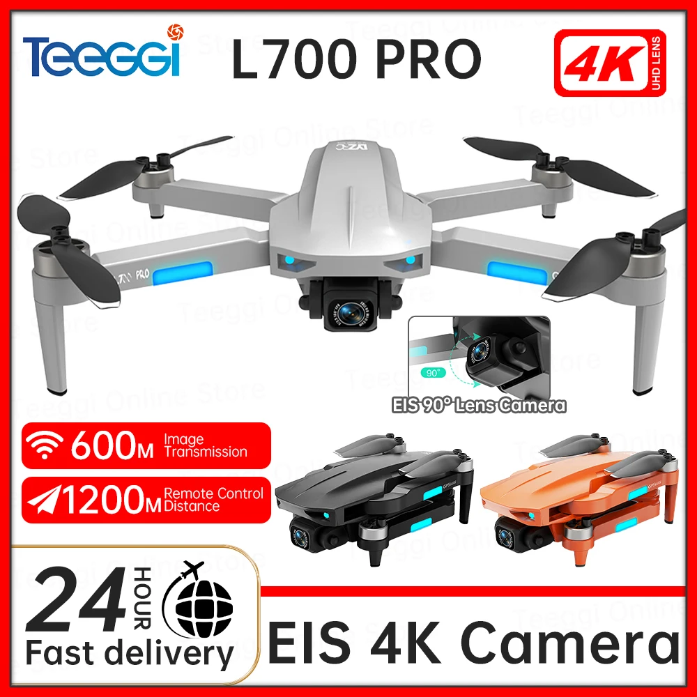 L700 PRO Drone 4K Profesional ภาพหลีกเลี่ยงอุปสรรค5G WiFi GPS HD Dual ...