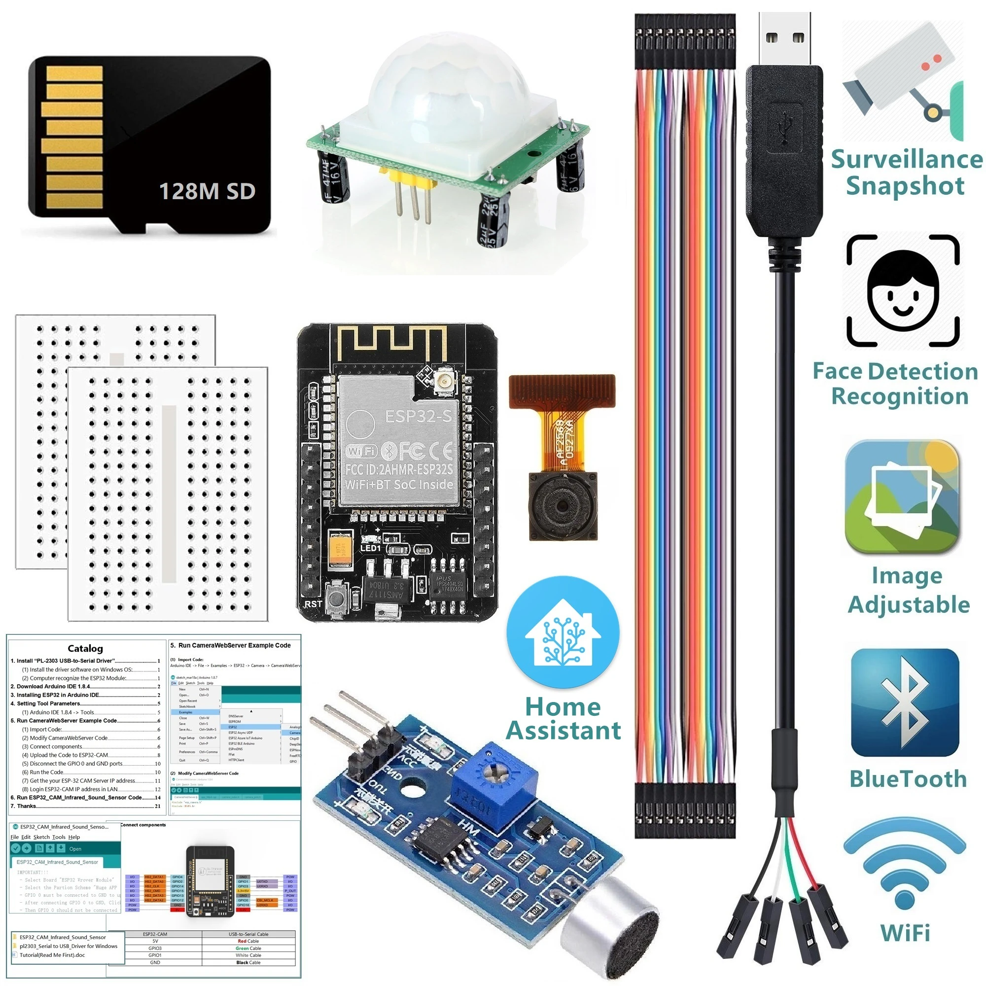 Esp32 Cam Arduino Kits Monitor Snapshot Detecci N Facial Reconocimiento