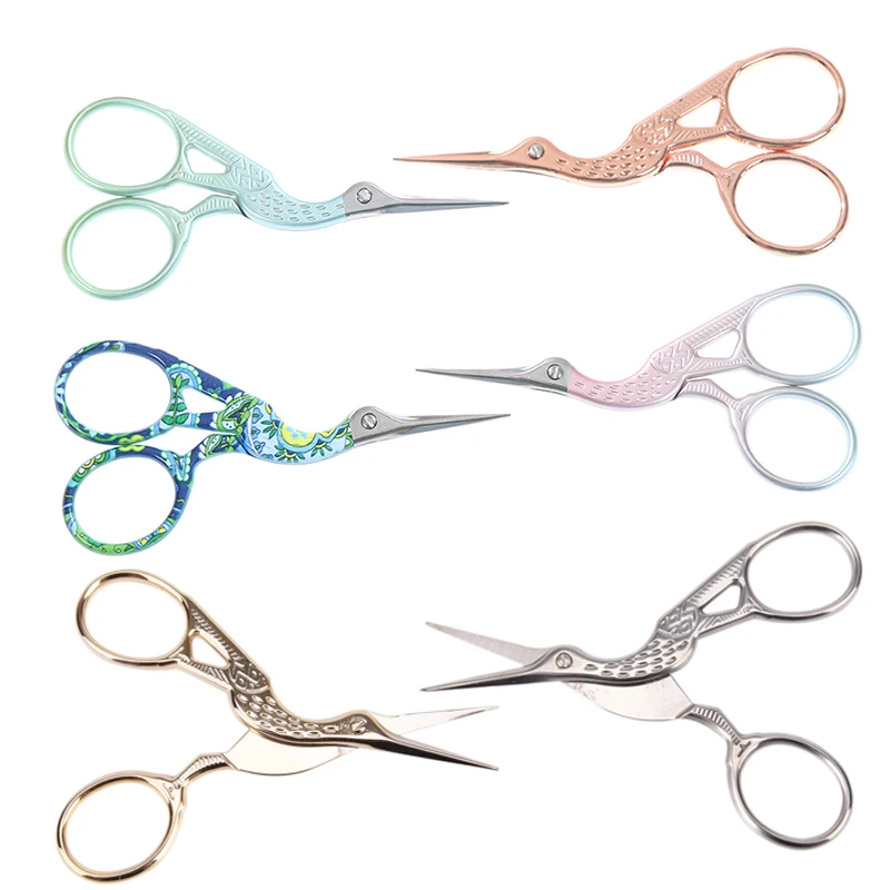 1Pcs-Stainless-Steel-Vintage-Classic-Embroidery-Scissors-Nail-Art-Stork ...